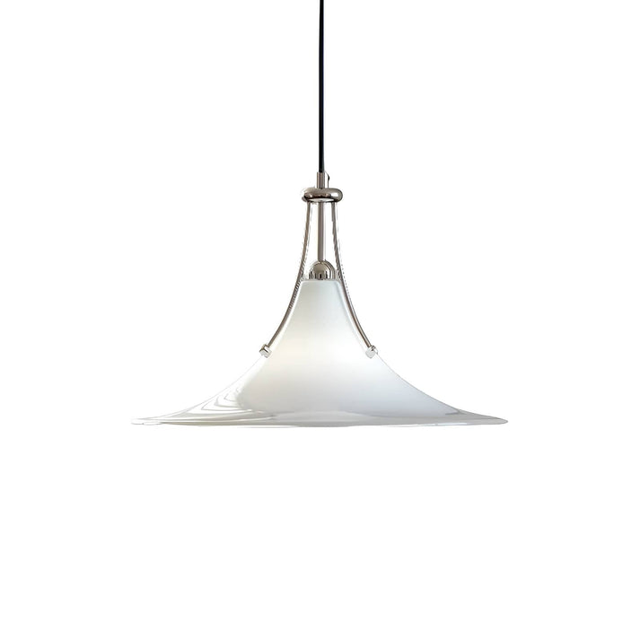 Bauhaus Trumpet Opal Glass Pendant Light | Shine Life Lighting