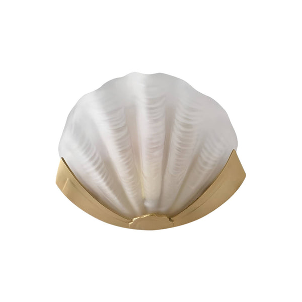 Luxury Brass Glass Shell Wall Light | Shine Life Lighting