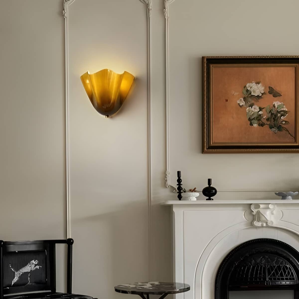 curved wall light