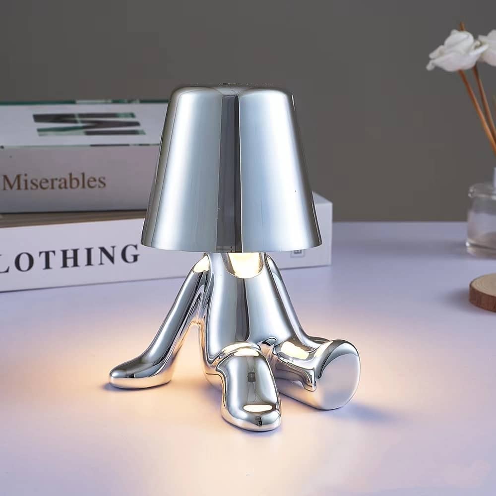 Modern Creative Rechargeable Little Man Table Lamp – Shine Life Lighting