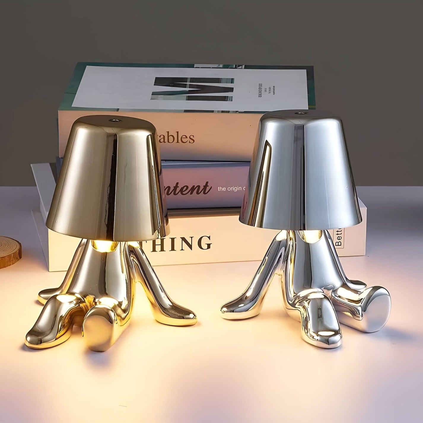 Modern Creative Rechargeable Little Man Table Lamp – Shine Life Lighting