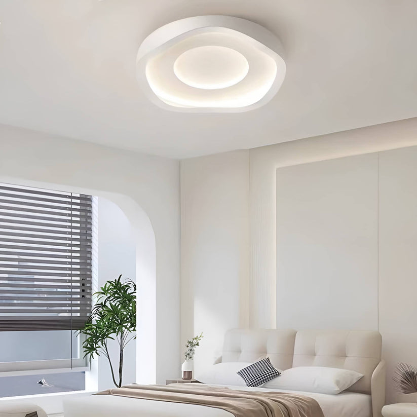 Nordic Layered White Cloud Ceiling Light For Bedroom – Shine Life Lighting