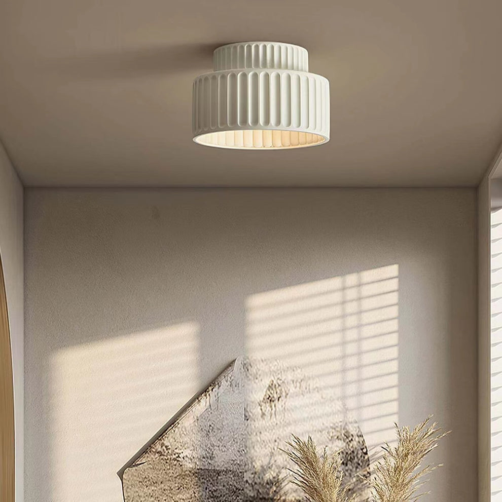 Japanese Style Resin Cylinder Ceiling Light – Shine Life Lighting