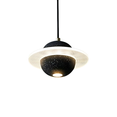 Space Age Halo Planet LED Pendant light | Shine Life Lighting
