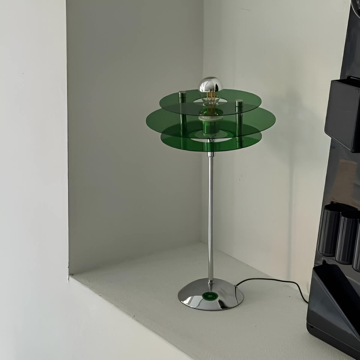 Space Age Ambient UFO Acrylic Table Lamp | Space Age Table Lamp – Shine ...
